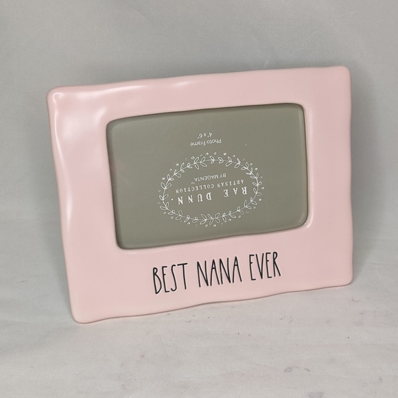 Rae Dunn | Accents | Rae Dunn Pastel Pink Best Nana Ever Photo Picture ...